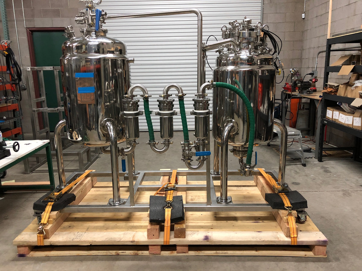 Jacketed Reactor Skid (Alcohol Extraction) | Global Material Processing