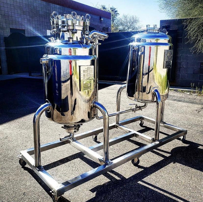 ASME Reactor Skid, decarb, crystallization, Decarboxylation vessels